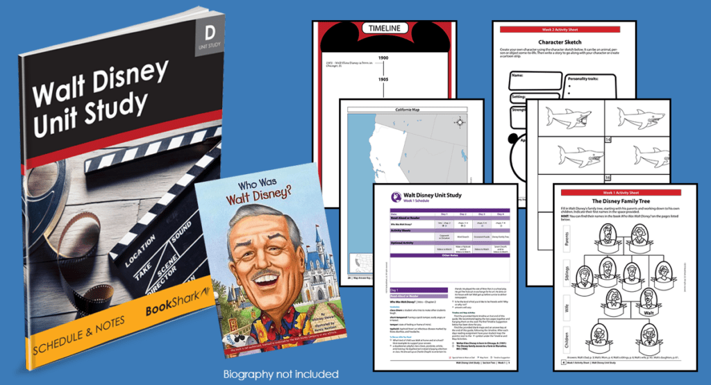 Walt Disney Unit Study